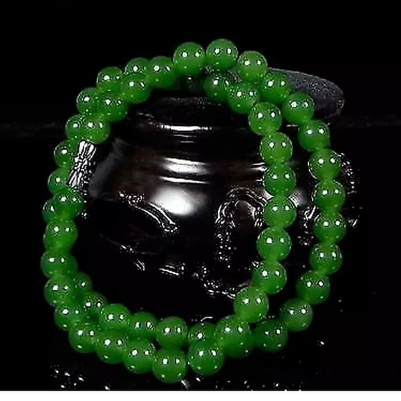Jewelry | Gorgeous Natural Handcrafted Natural Jade Green | Poshmark